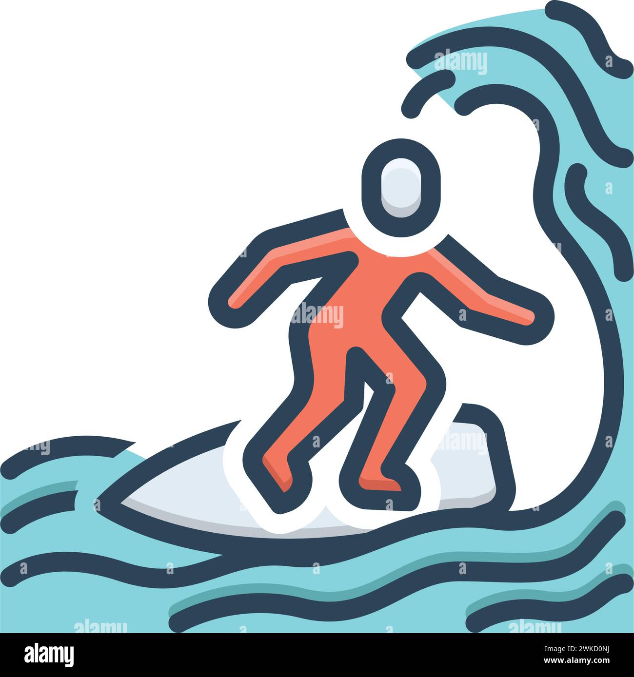 Icon for surfing,surf riding Stock Vector Image & Art - Alamy