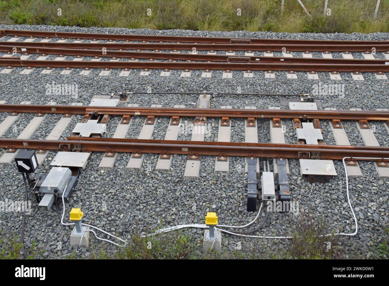 Electric point motor system on the new under construction Athens to ...