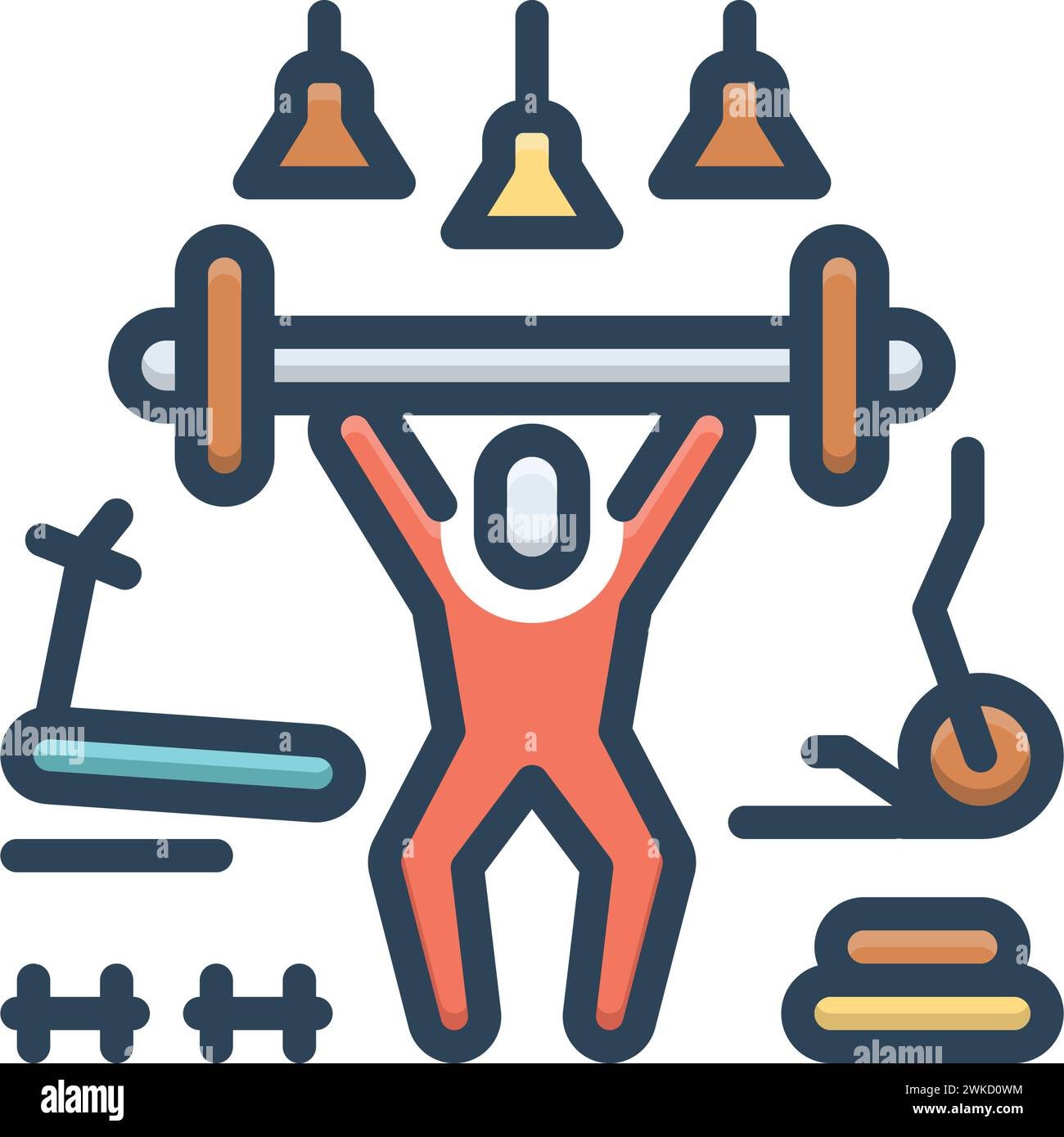 Icon for gym,gymnasium Stock Vector Image & Art - Alamy