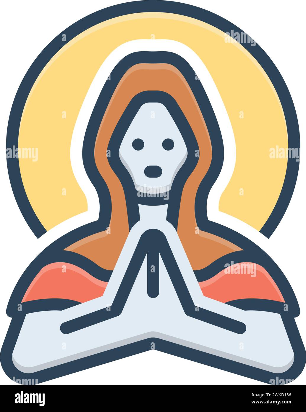 Icon for madonna,mary Stock Vector Image & Art - Alamy
