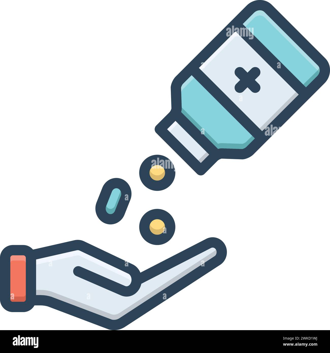 Taking capsule drug Cut Out Stock Images & Pictures - Alamy