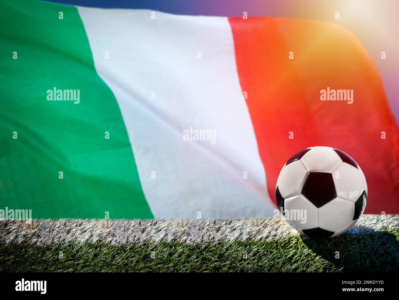 Soccer ball italian symbol hi-res stock photography and images - Alamy