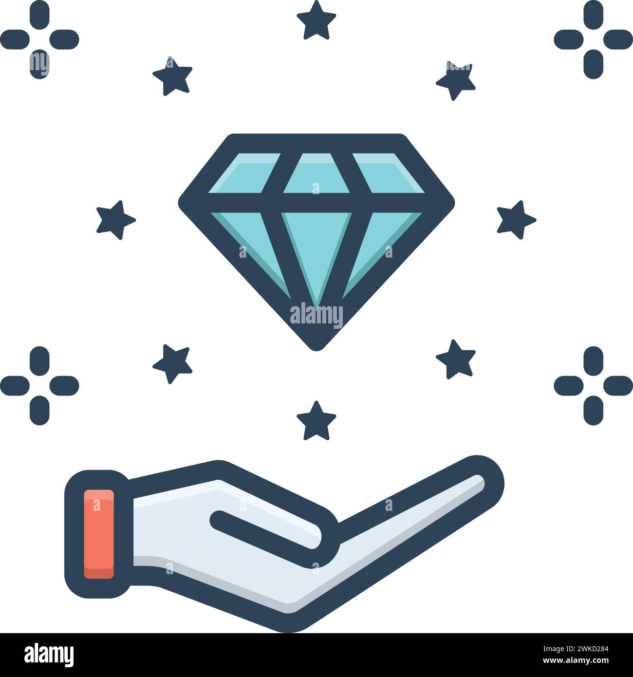 Costly diamond Stock Vector Images - Alamy