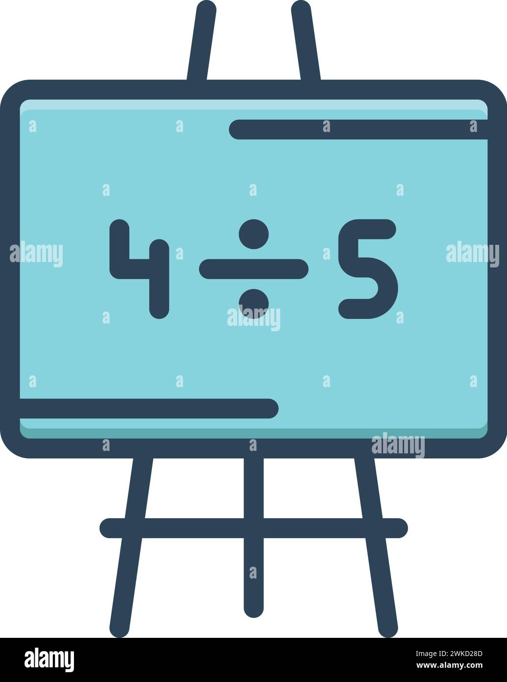 Number division Stock Vector Images - Alamy