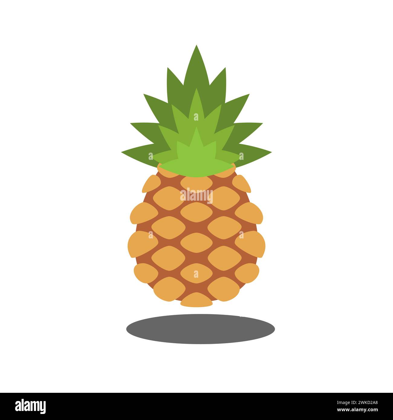 art illustration icon symbol logo wallpaper of pineapple fruits Stock ...