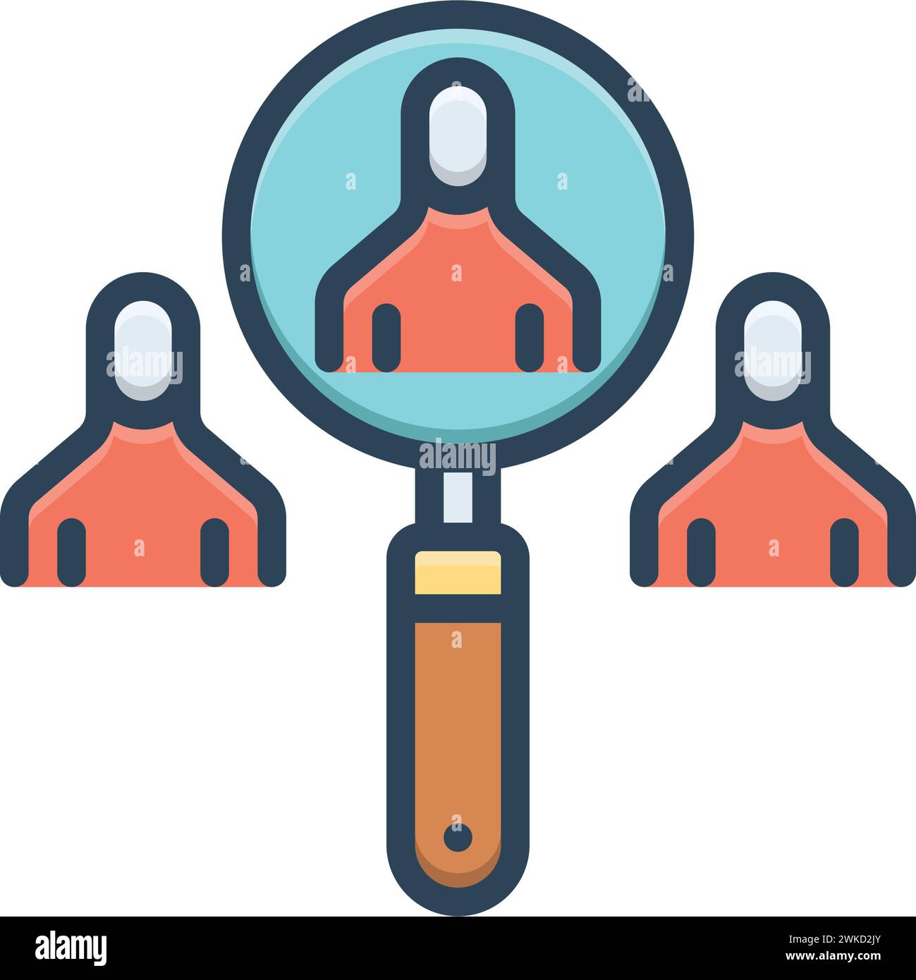 Icon for identify,discern Stock Vector Image & Art - Alamy
