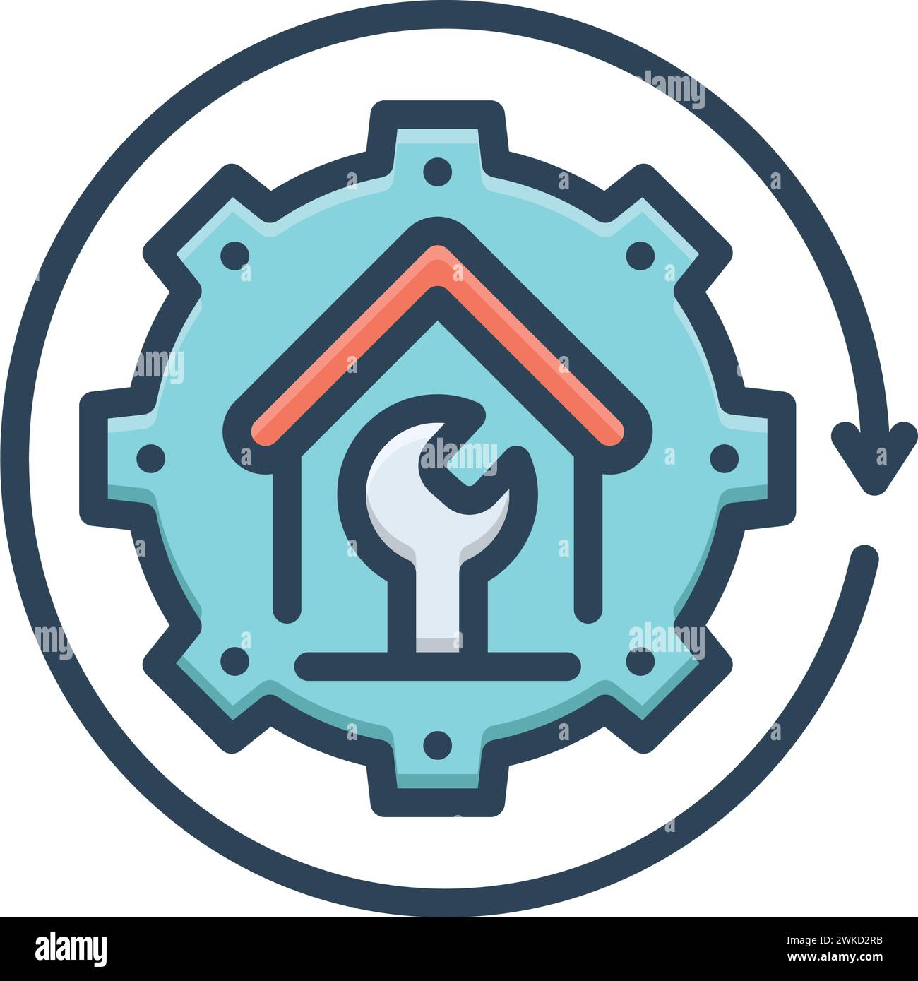Icon for restoration,house Stock Vector Image & Art - Alamy