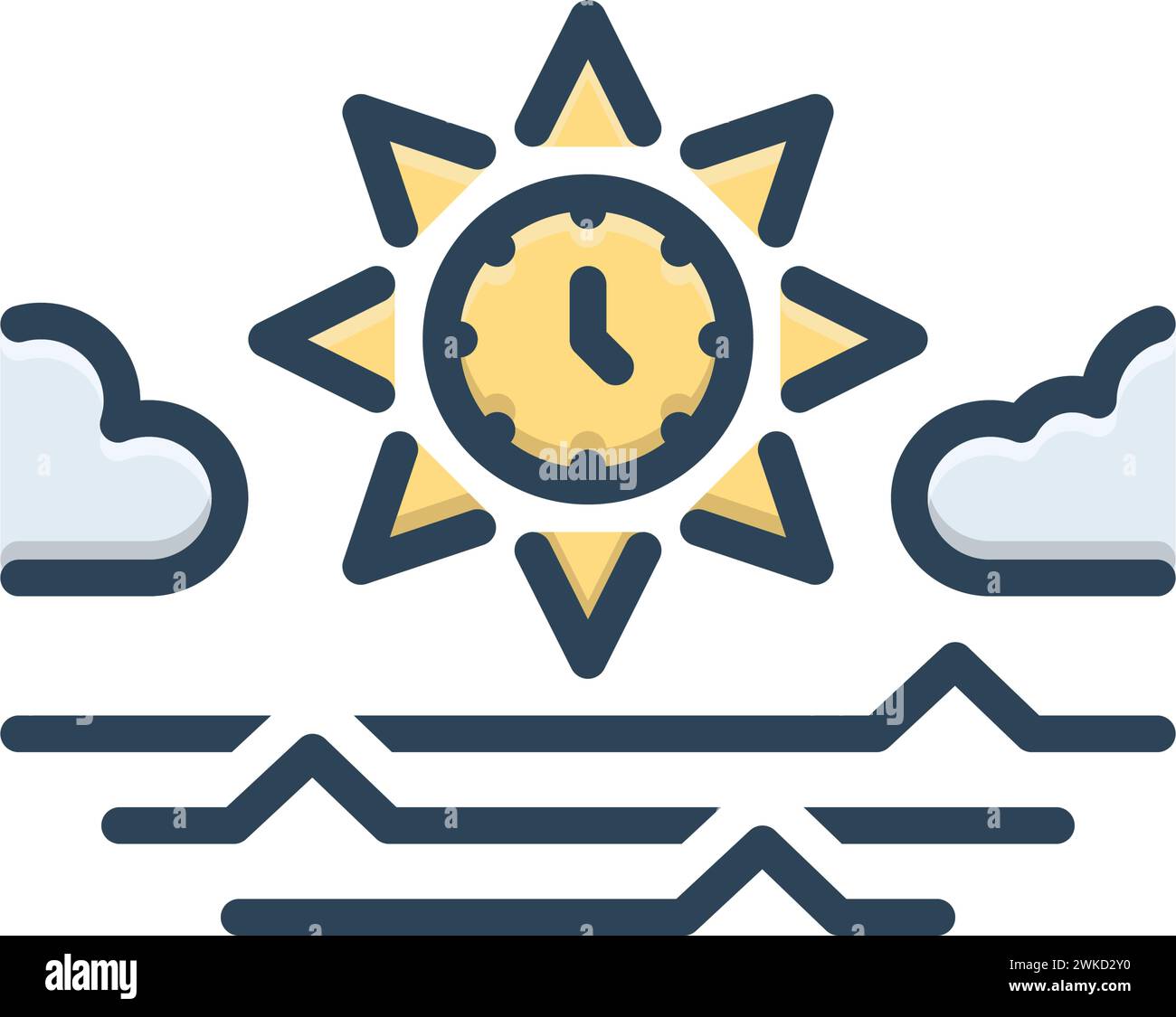 Dawn sunup daybreak Stock Vector Images - Alamy