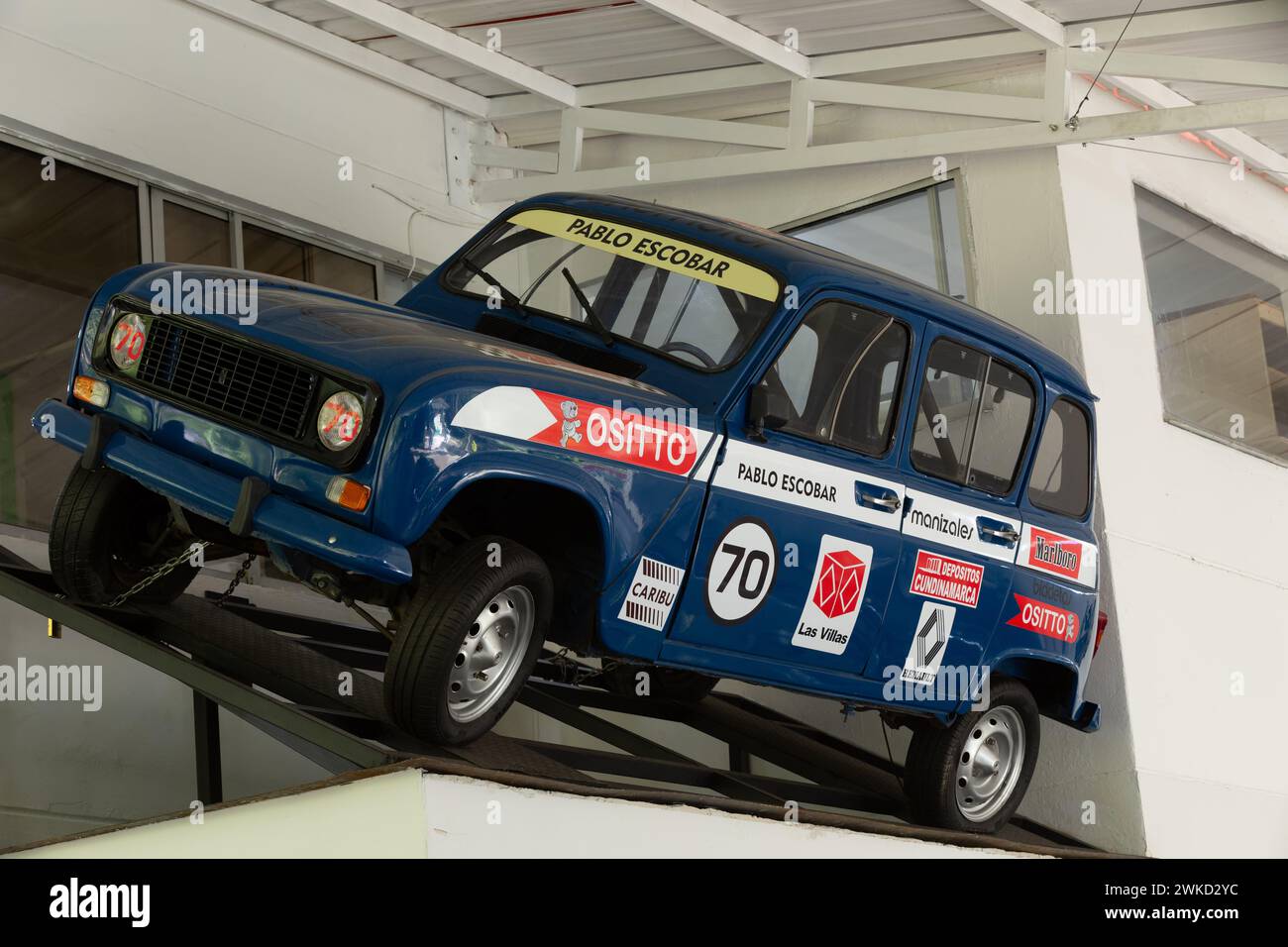 Medellin, Colombia - December 9, 2023: Car from vehicle fleet of famous ...