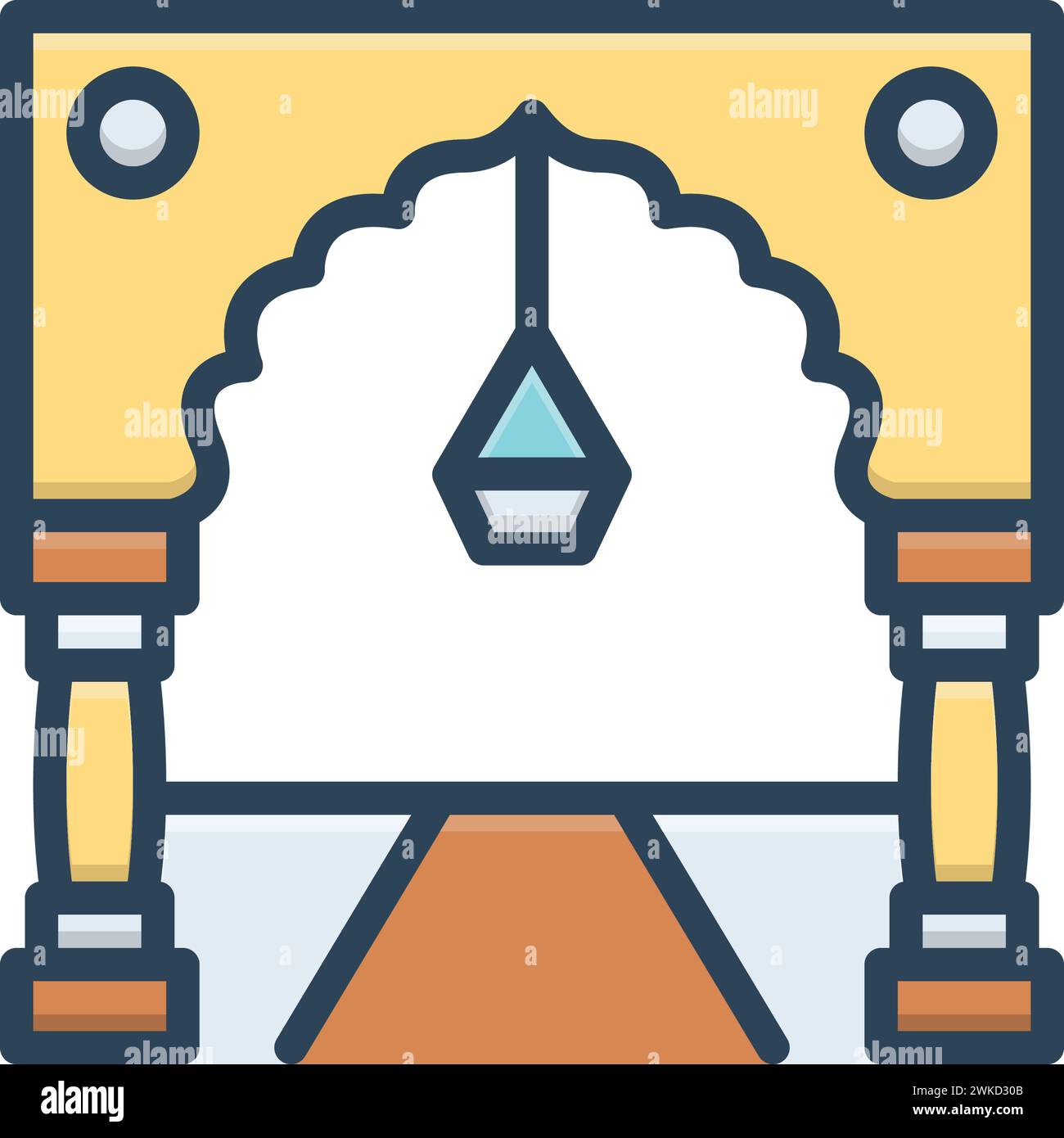 Arch gate Stock Vector Images - Alamy