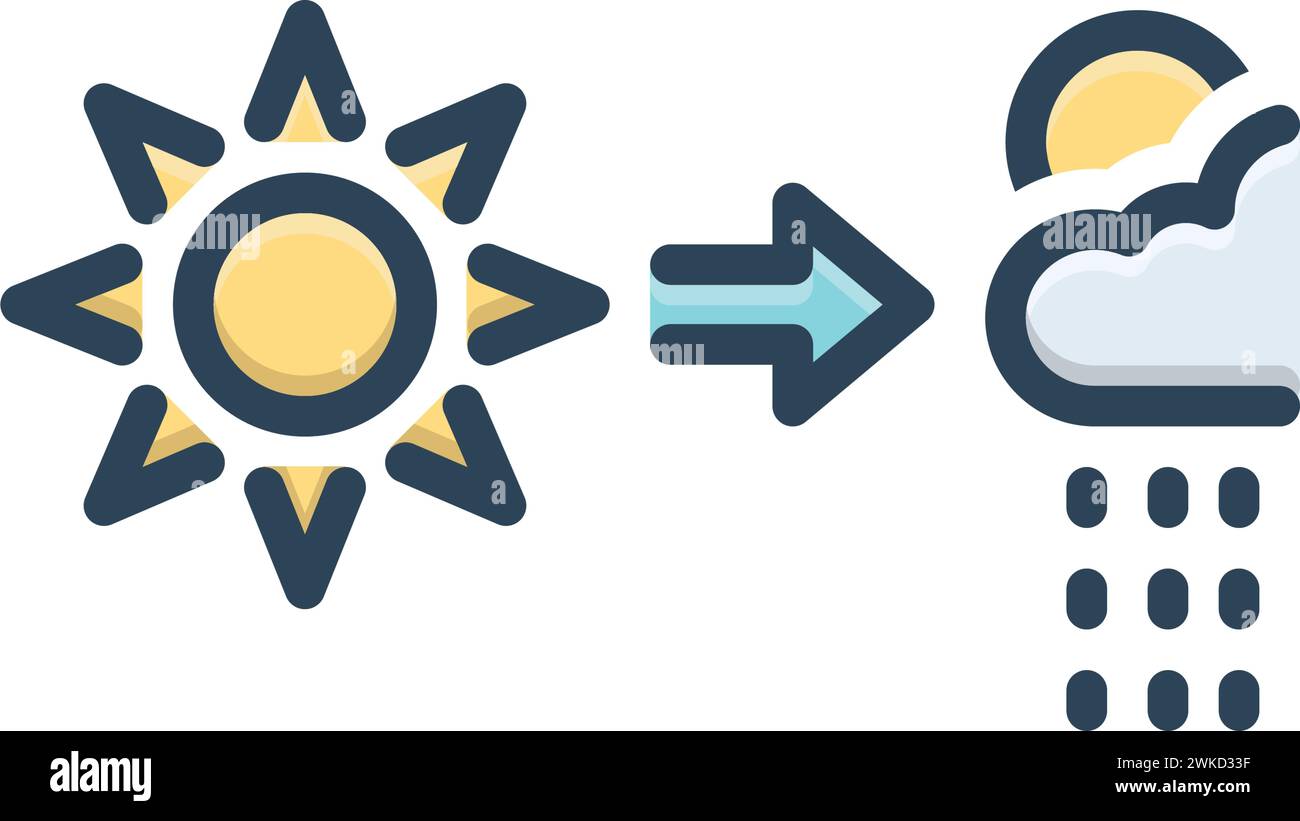 Climate change sunny Stock Vector Images - Alamy