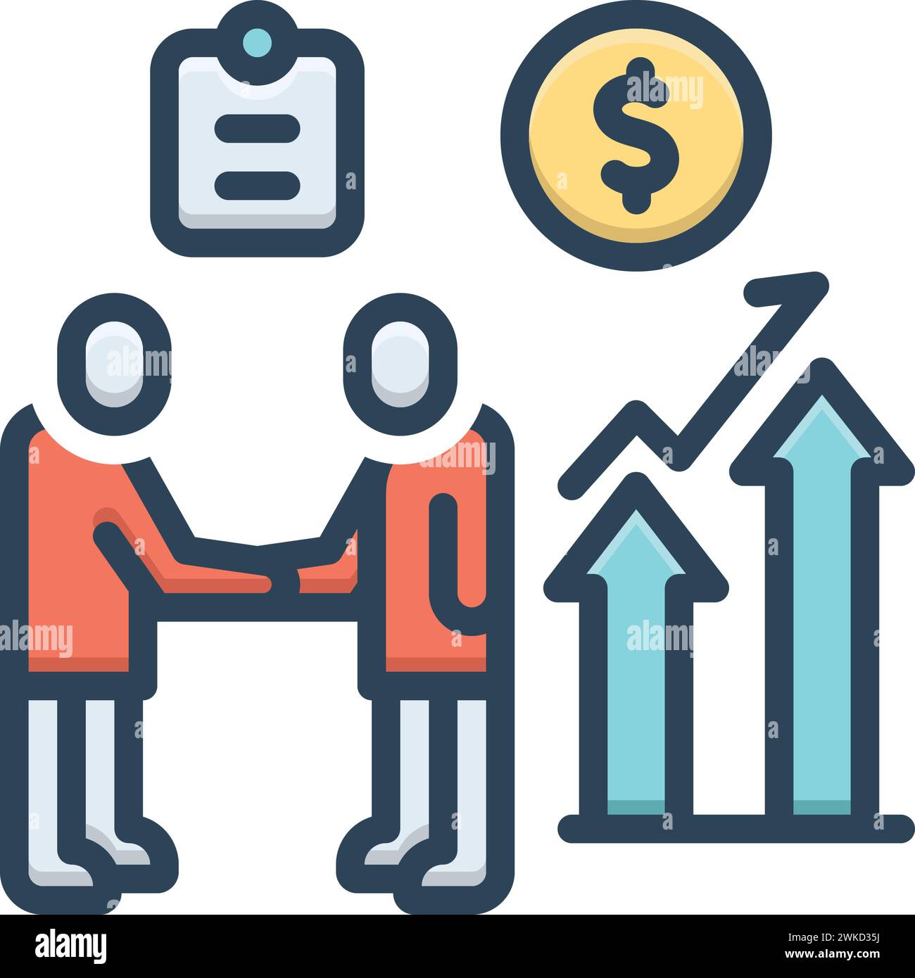 Icon for partnership,friendship Stock Vector Image & Art - Alamy