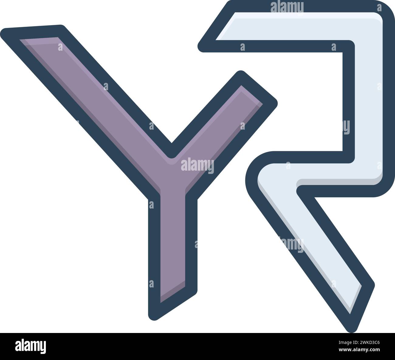 Yr alphabets Stock Vector Images - Alamy