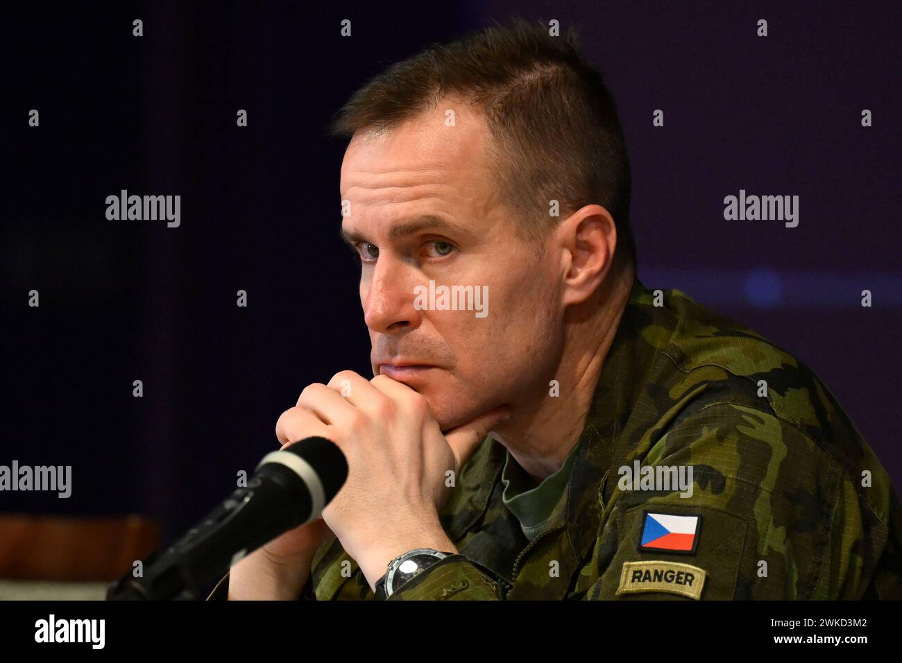 Prague, Czech Republic. 20th Feb, 2024. Chief of Staff Karel Rehka ...