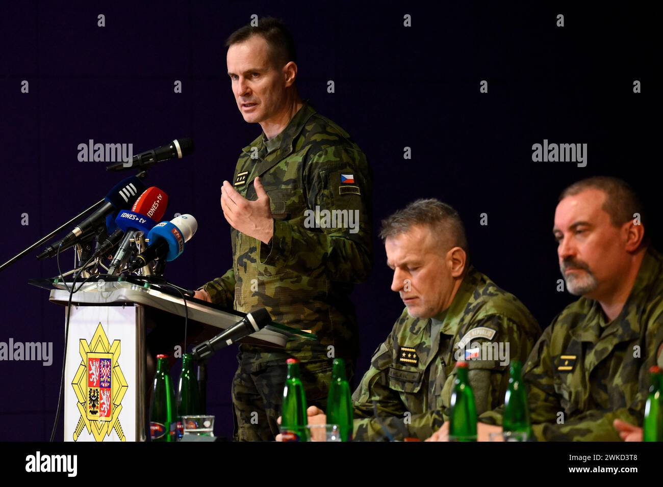 Prague, Czech Republic. 20th Feb, 2024. Chief of Staff Karel Rehka ...