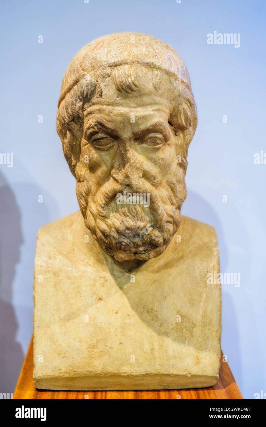 Sophocles marble statue hi-res stock photography and images - Alamy