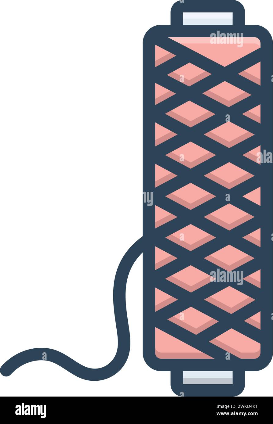 Icon for thread,spool Stock Vector Image & Art - Alamy