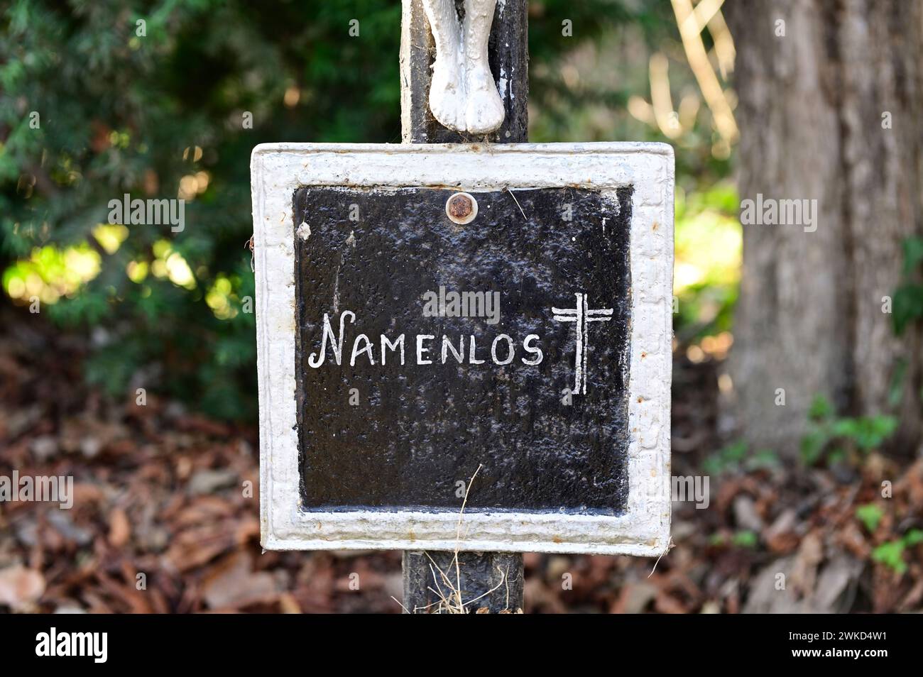 Vienna, Austria. The Cemetery of the Nameless is a cemetery for the ...