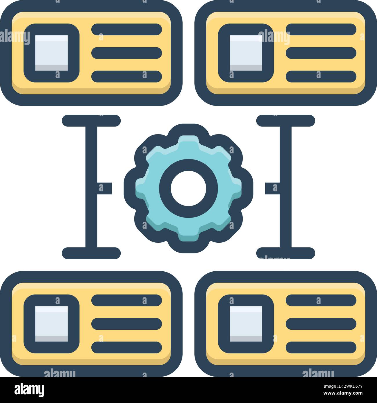 Icon for sequence,hierarchy Stock Vector Image & Art - Alamy