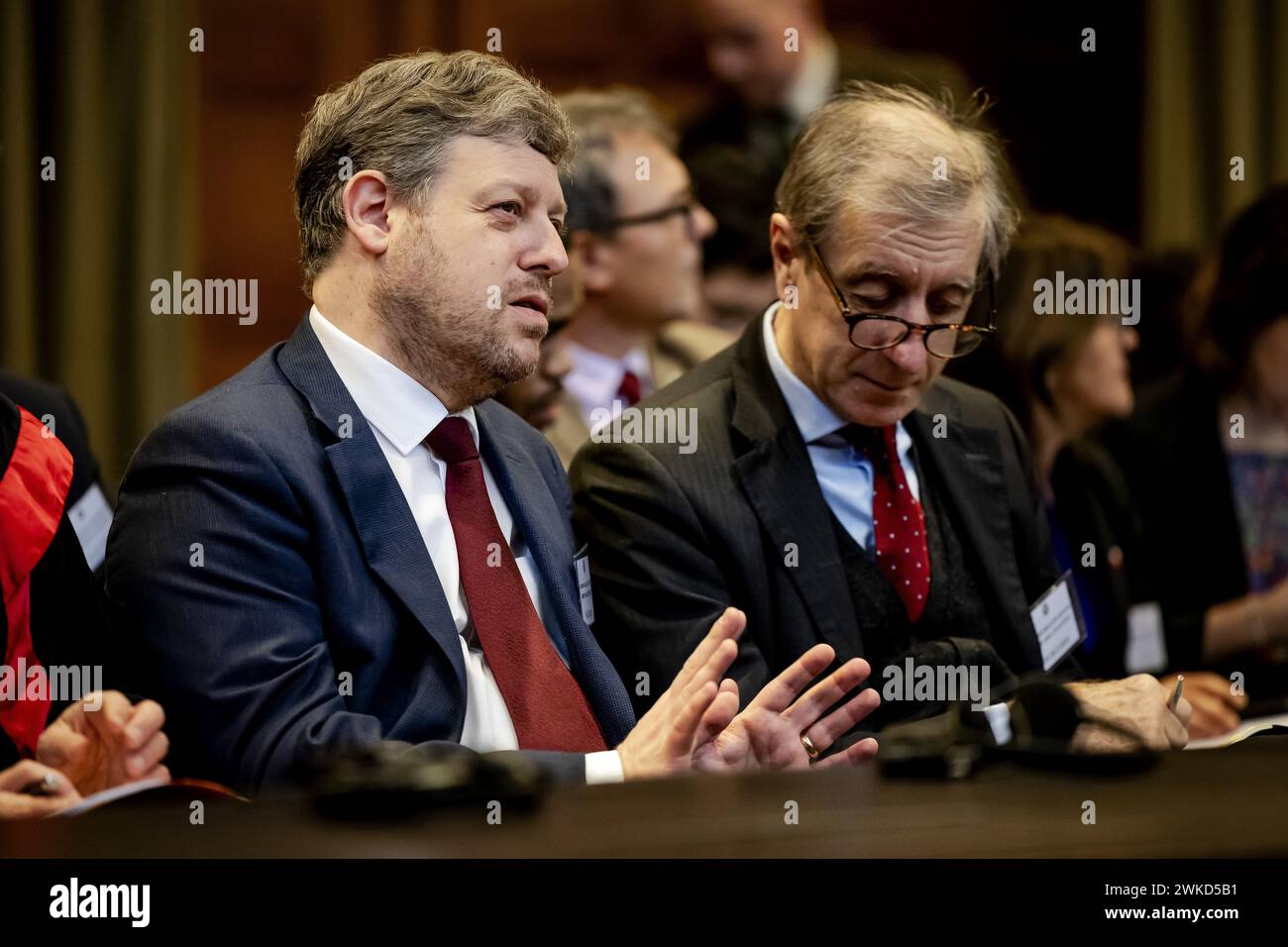 THE HAGUE - Piet Heirbaut (l), Director General of Legal Affairs at the ...