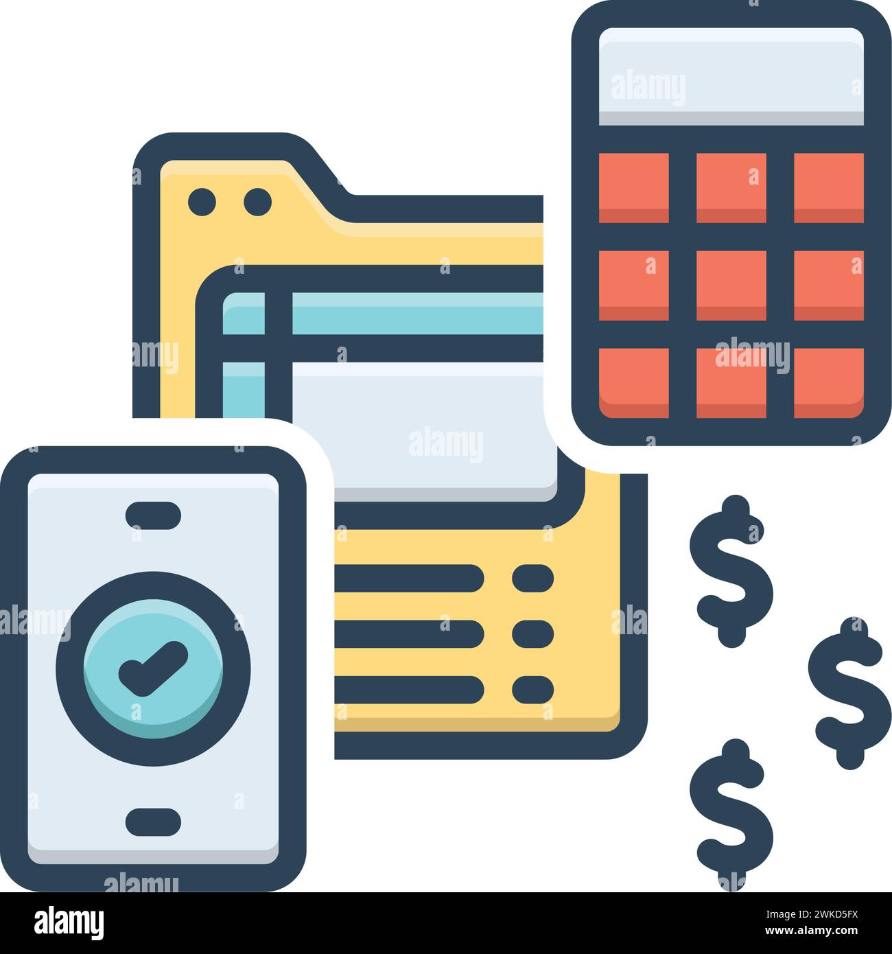 Icon for payable,account Stock Vector Image & Art - Alamy