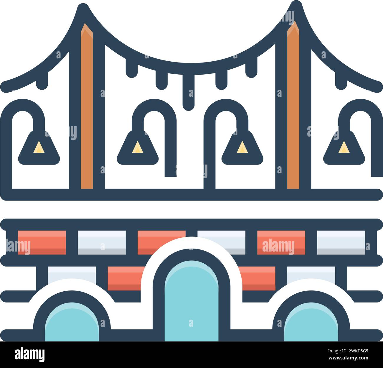 Building bridges Stock Vector Images - Alamy