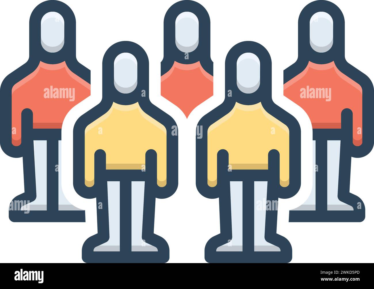 Cluster together Stock Vector Images - Alamy