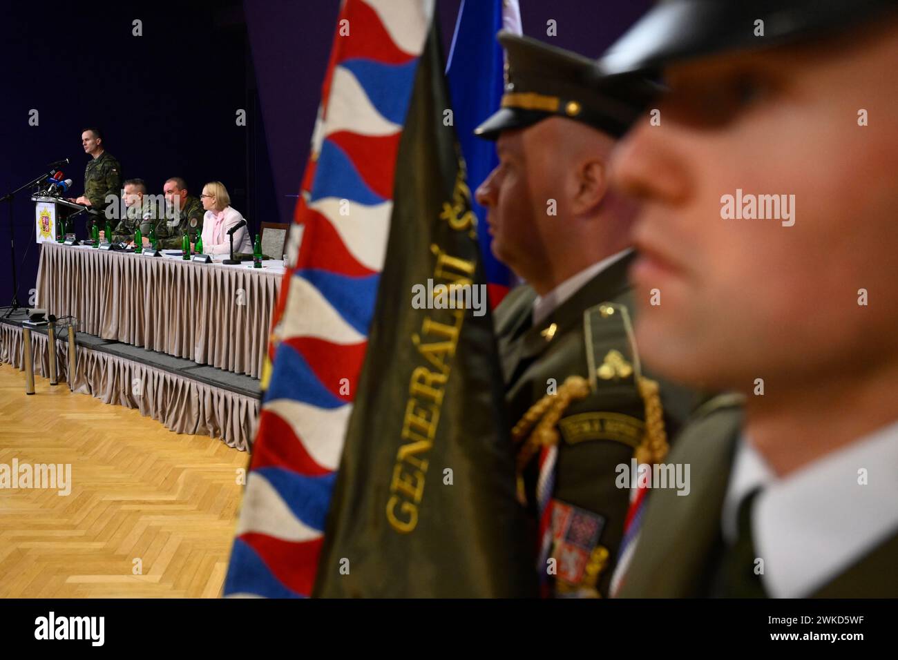 Prague, Czech Republic. 20th Feb, 2024. Chief of Staff Karel Rehka ...