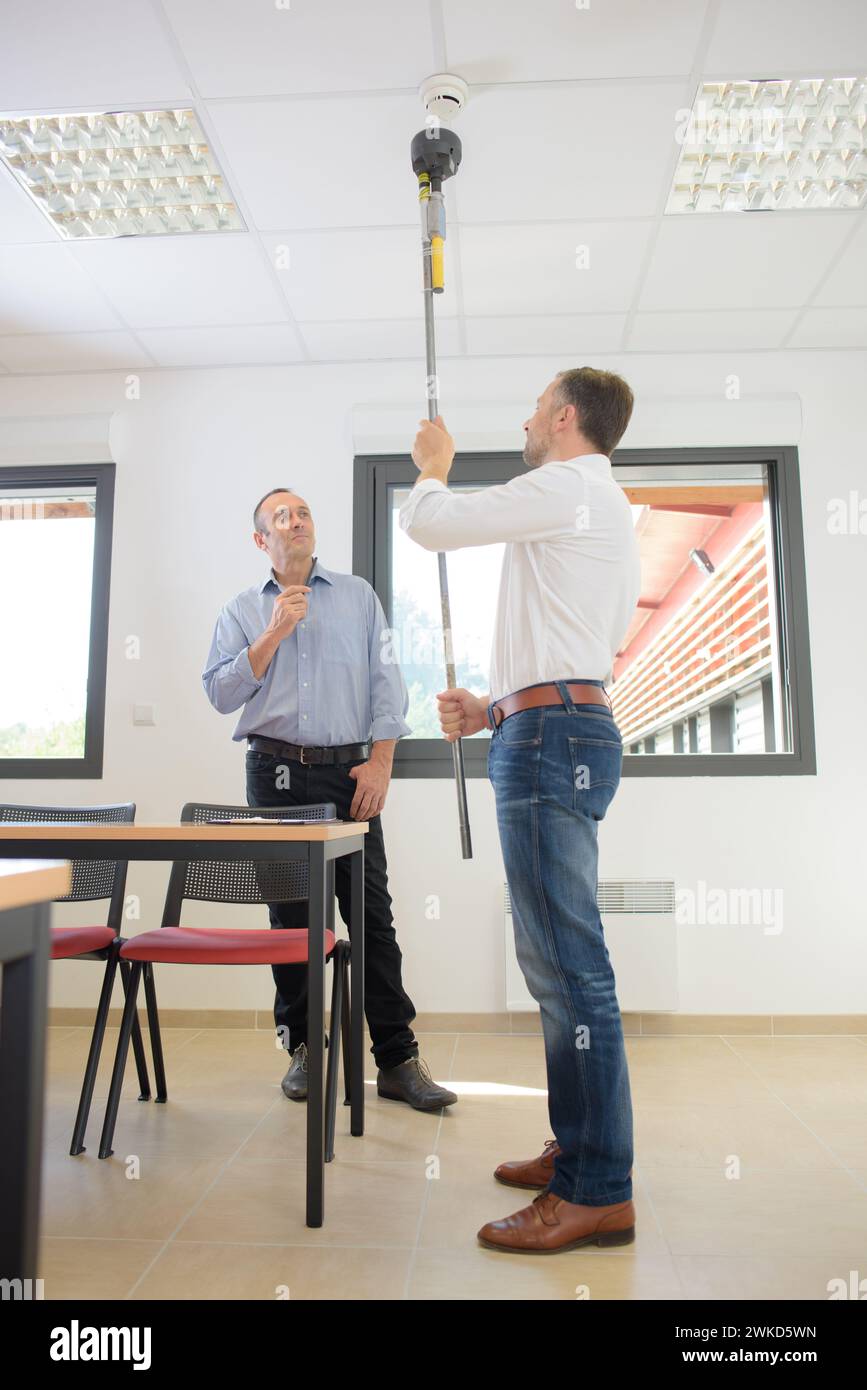 Routine check fire alarm system hi-res stock photography and images - Alamy