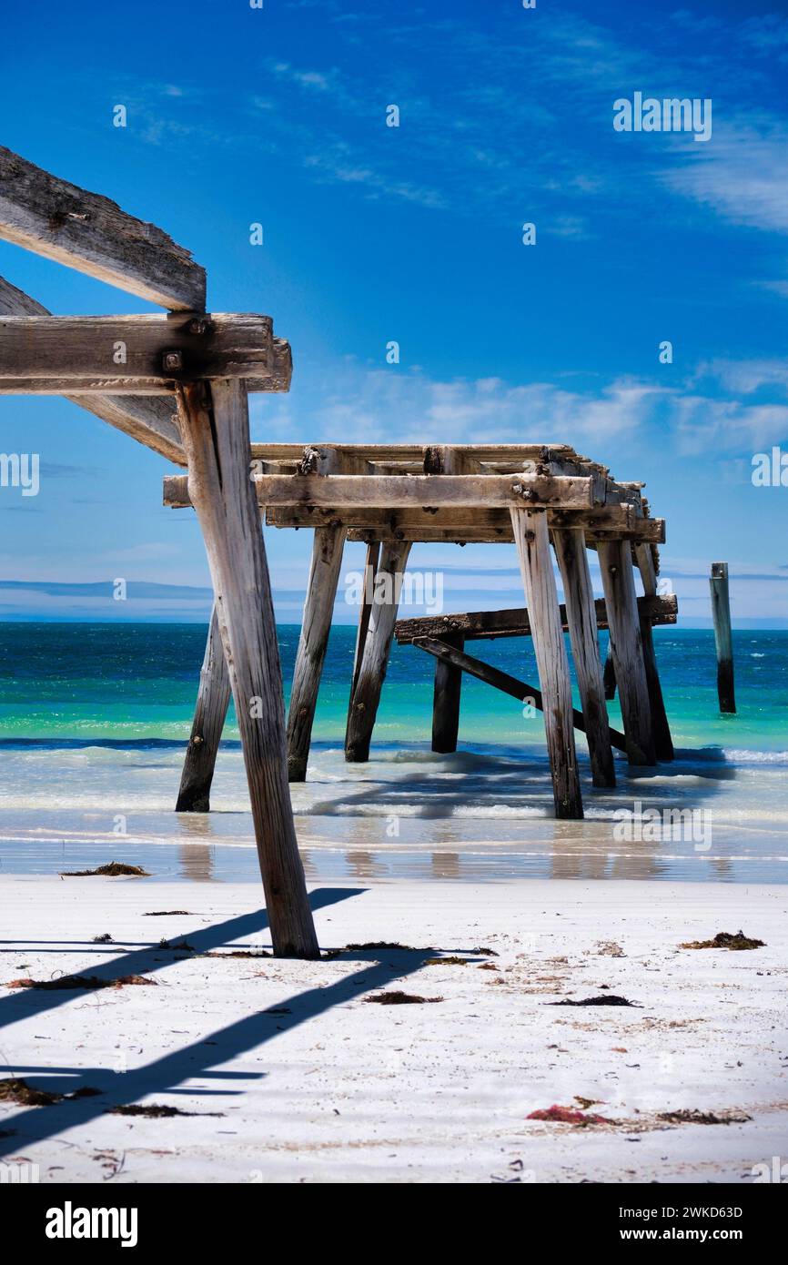 Broken jetty hi-res stock photography and images - Alamy