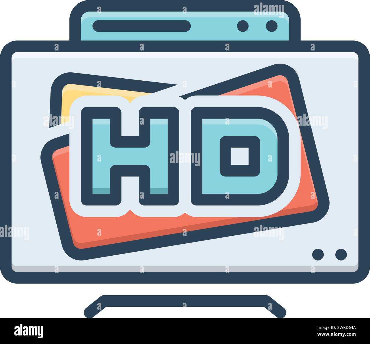 Icon for hdtv,tv Stock Vector Image & Art - Alamy