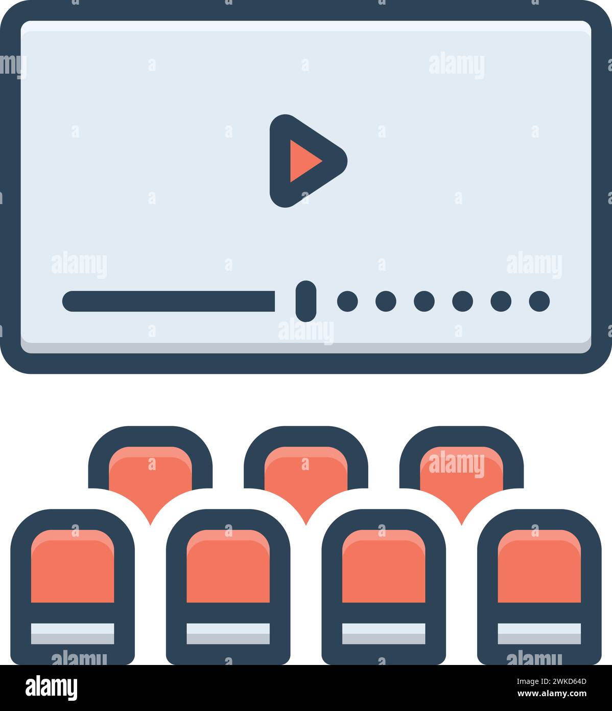 Icon for interval,movie Stock Vector Image & Art - Alamy