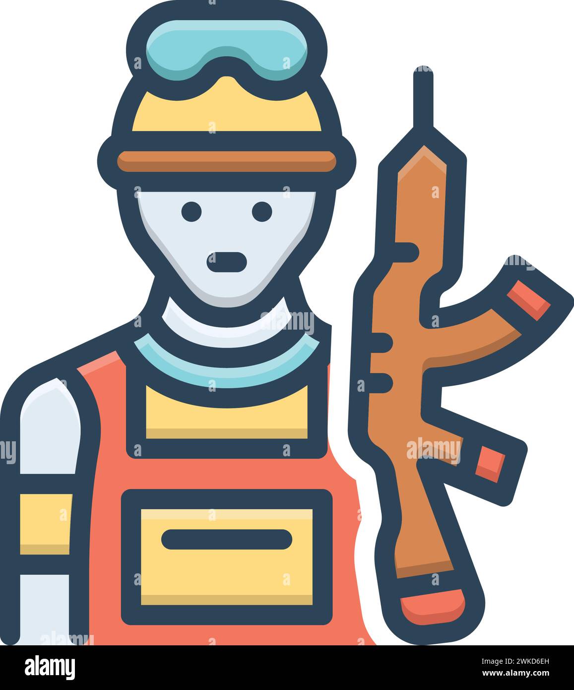 Fighter guard Stock Vector Images - Alamy