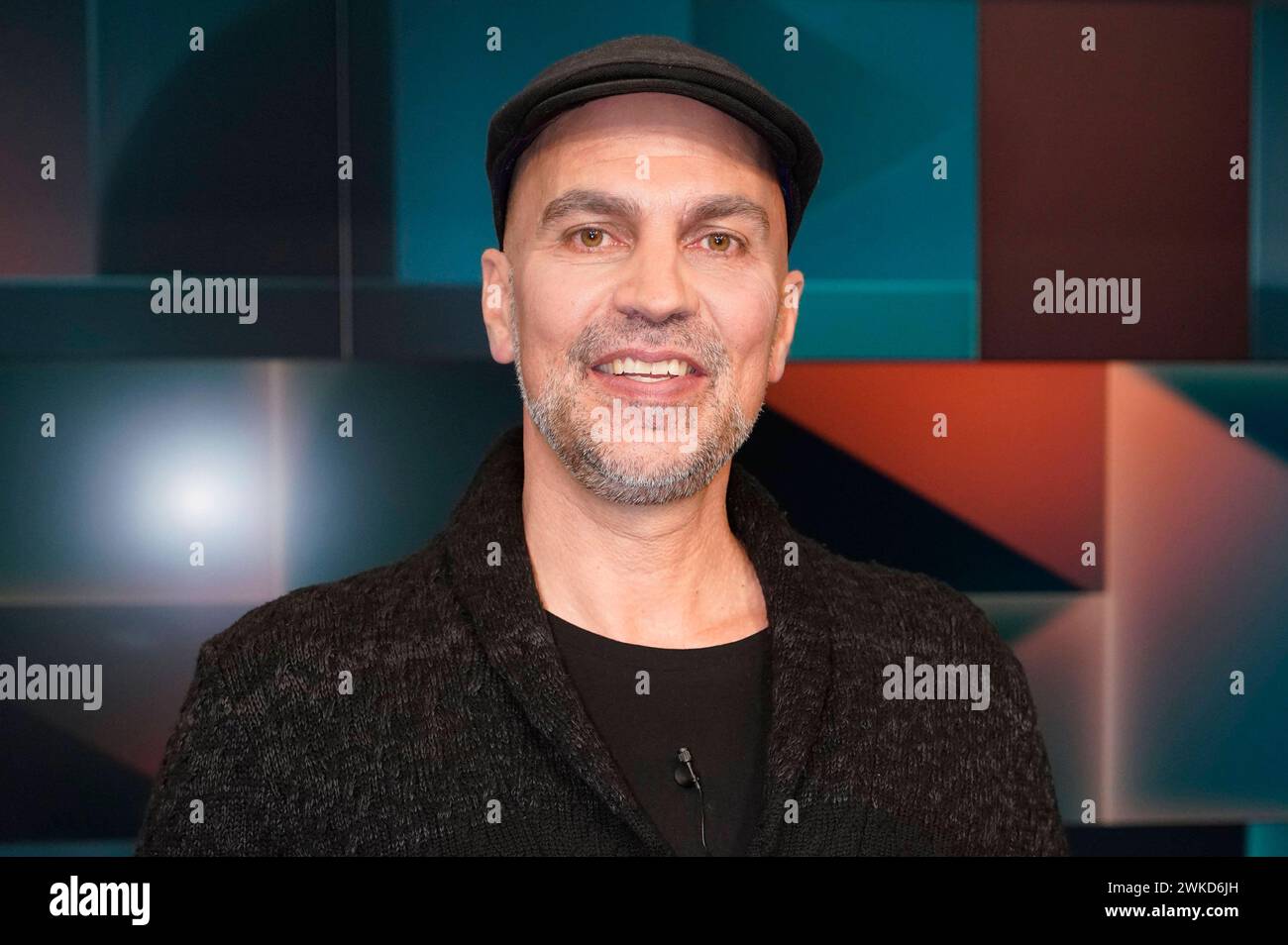 Markus Babbel in der ARD-Talkshow hart aber fair im Studio Adlershof ...