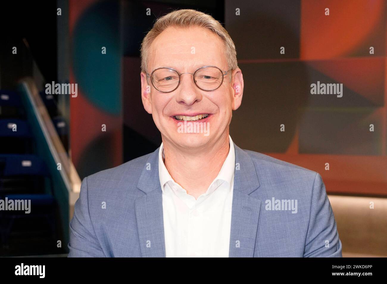 Christoph Breuer in der ARD-Talkshow hart aber fair im Studio Adlershof ...