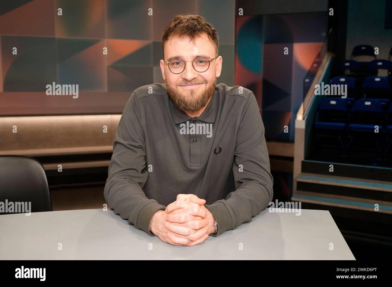 Nico Heymer in der ARD-Talkshow hart aber fair im Studio Adlershof ...