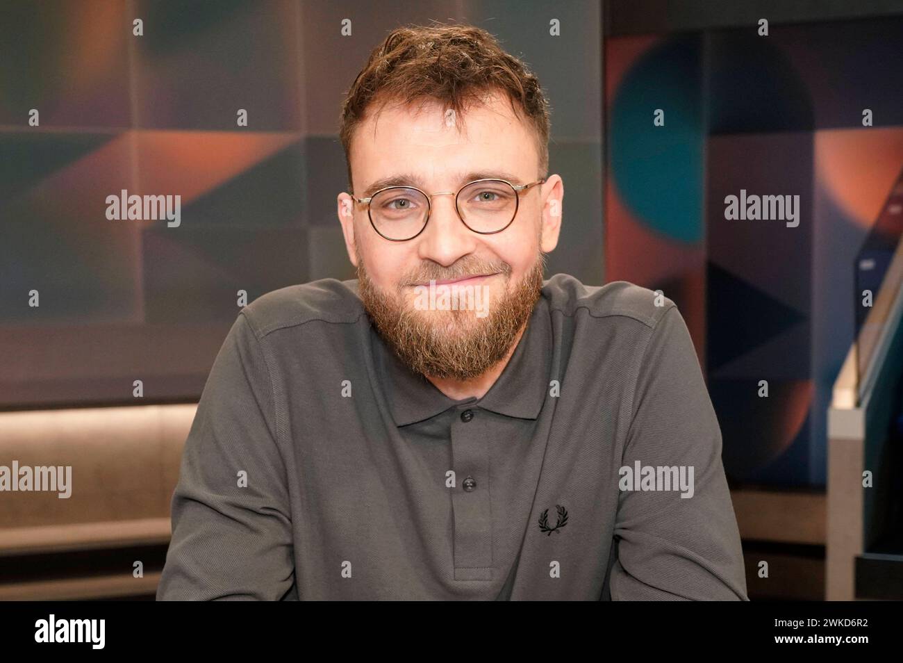 Nico Heymer in der ARD-Talkshow hart aber fair im Studio Adlershof ...