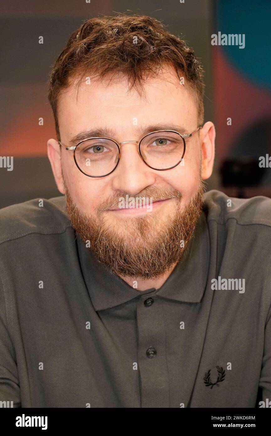 Nico Heymer in der ARD-Talkshow hart aber fair im Studio Adlershof ...