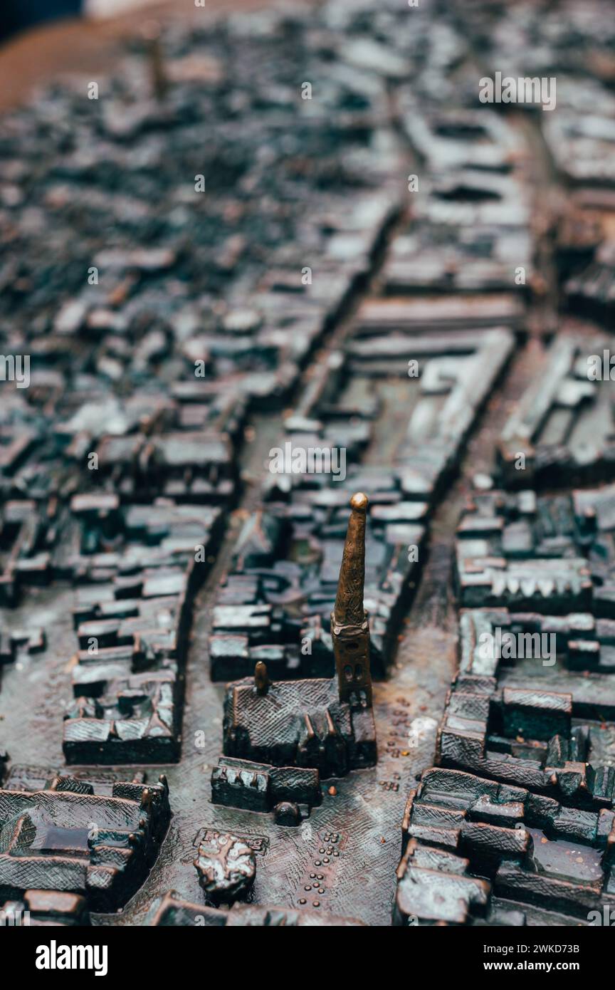 Lubeck map hi-res stock photography and images - Alamy