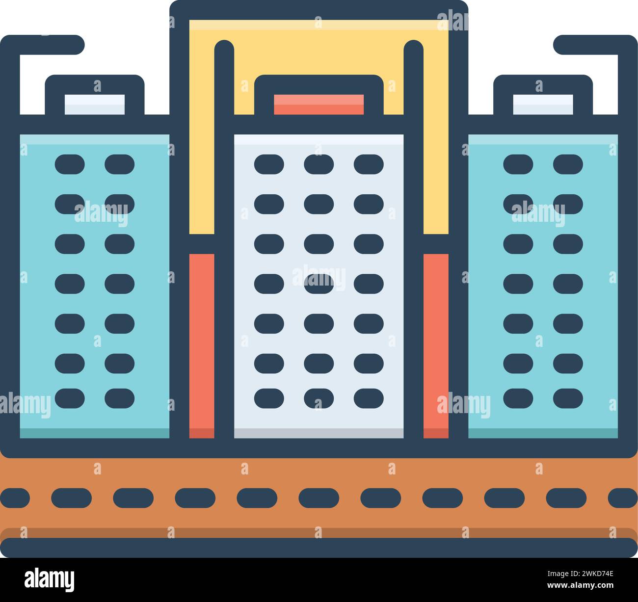 Business centers Stock Vector Images - Alamy