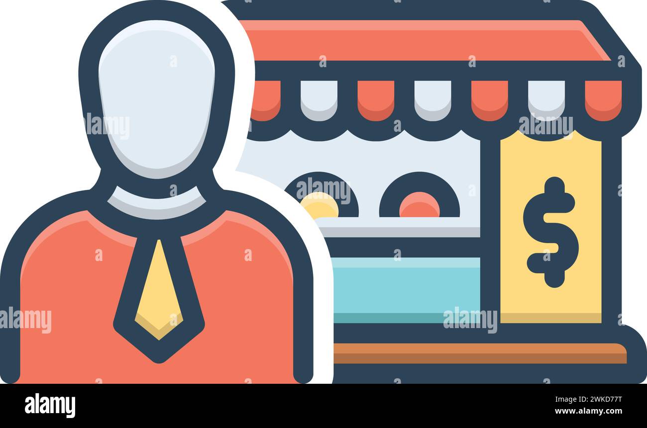Trader shop Stock Vector Images - Alamy