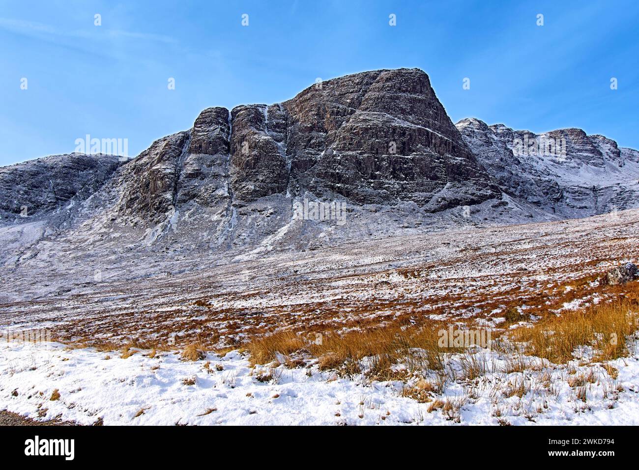 Applecross peninsular Scotland Bealach na Bà route with the high ...
