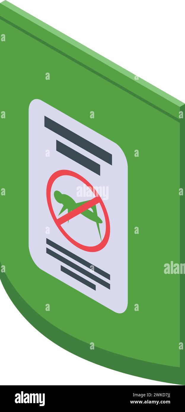 Anti pest insect icon isometric vector. Package chemical product. Face ...