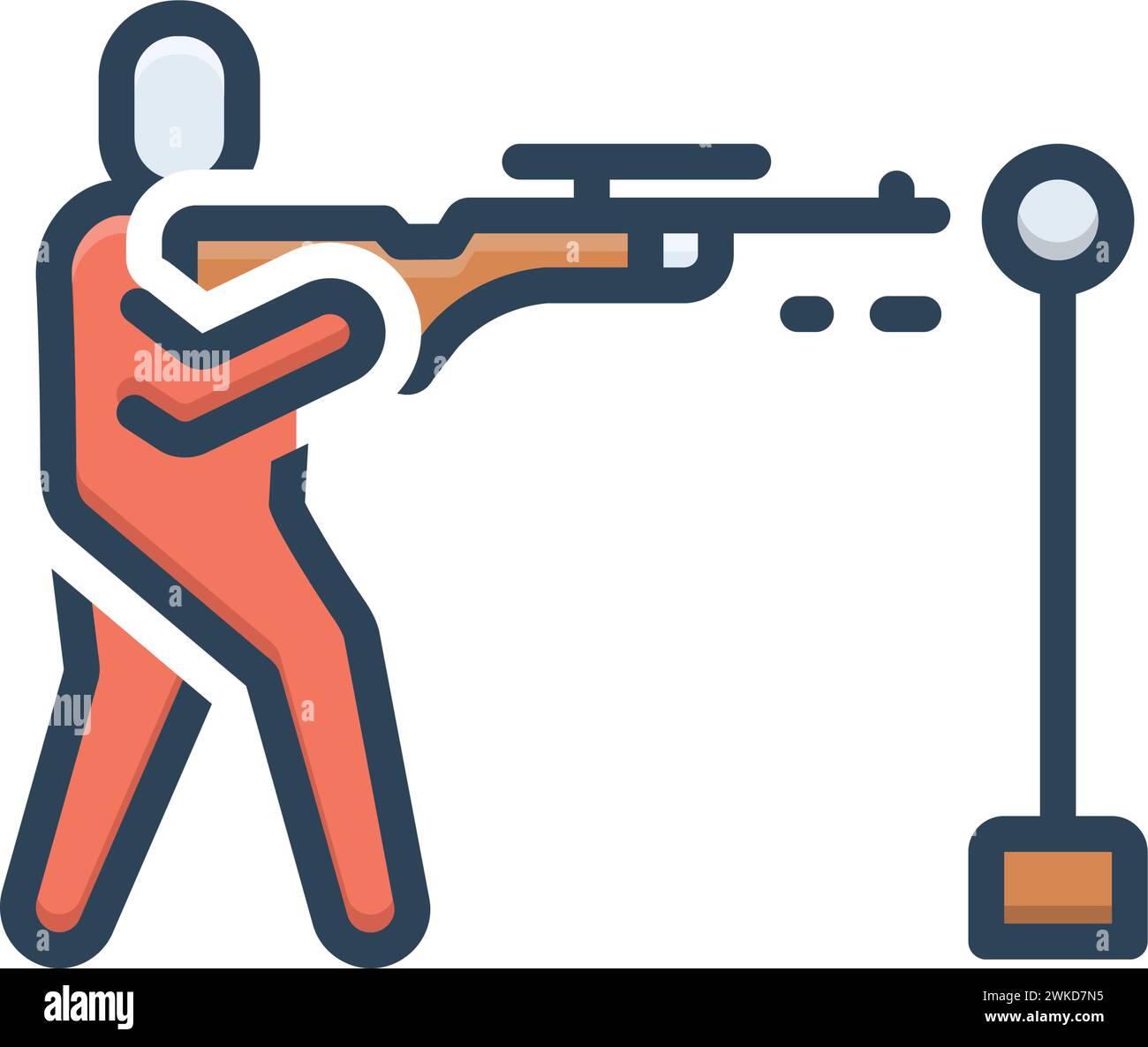 Game shooter silhouette hi-res stock photography and images - Alamy