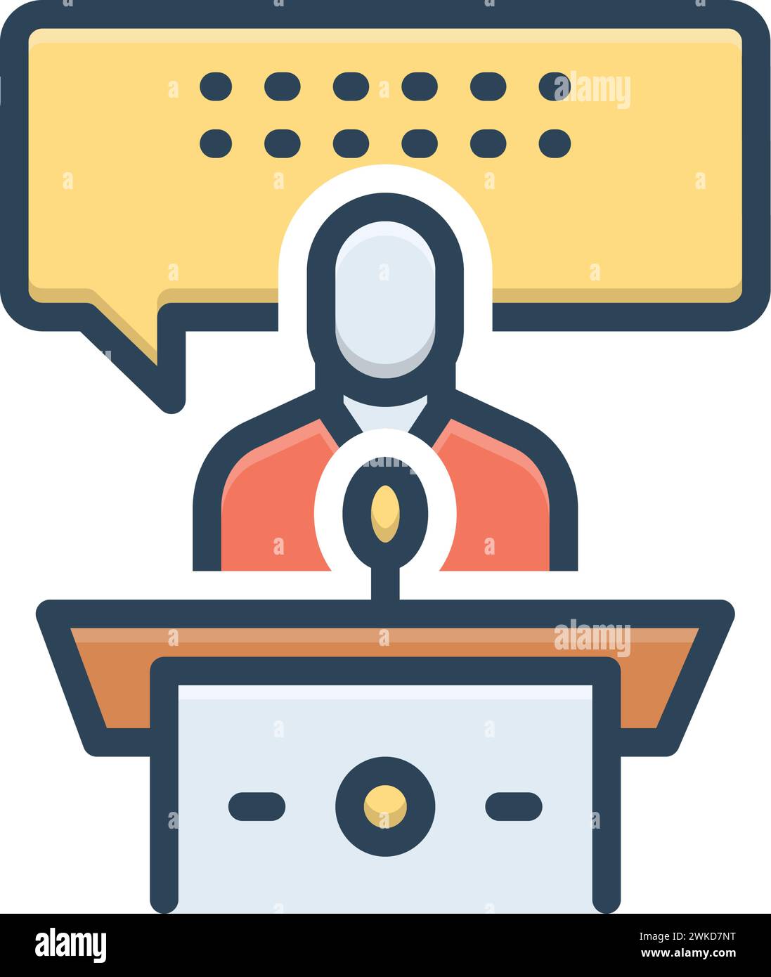 Icon for speech,speaker Stock Vector Image & Art - Alamy