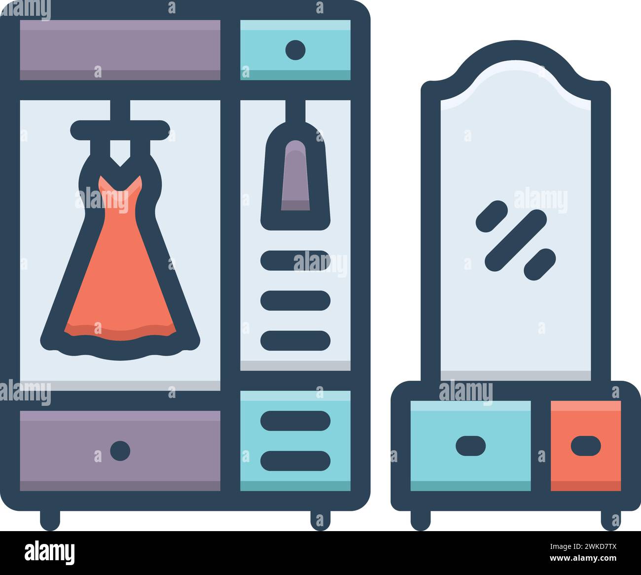 Icon for dressing room,dressing,room,wardrobe Stock Vector Image & Art ...