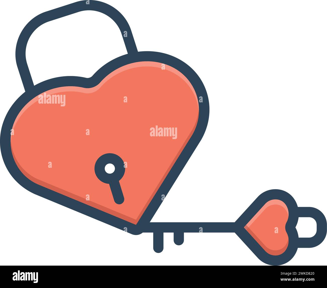 Icon for love lock,lock Stock Vector Image & Art - Alamy