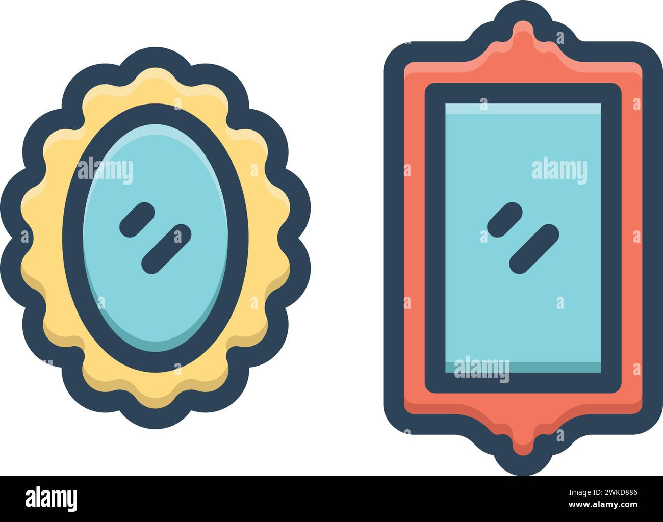 Mirrors Stock Vector Images - Alamy