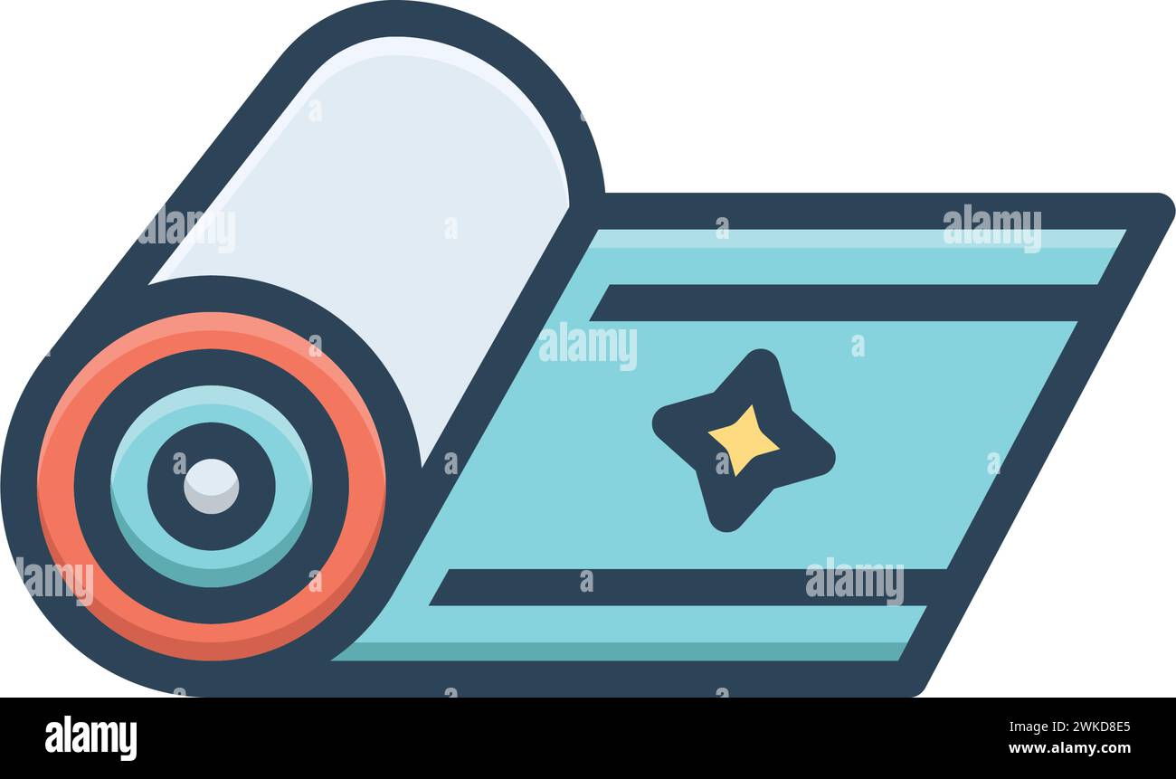 Icon for rolls,carpet Stock Vector Image & Art - Alamy