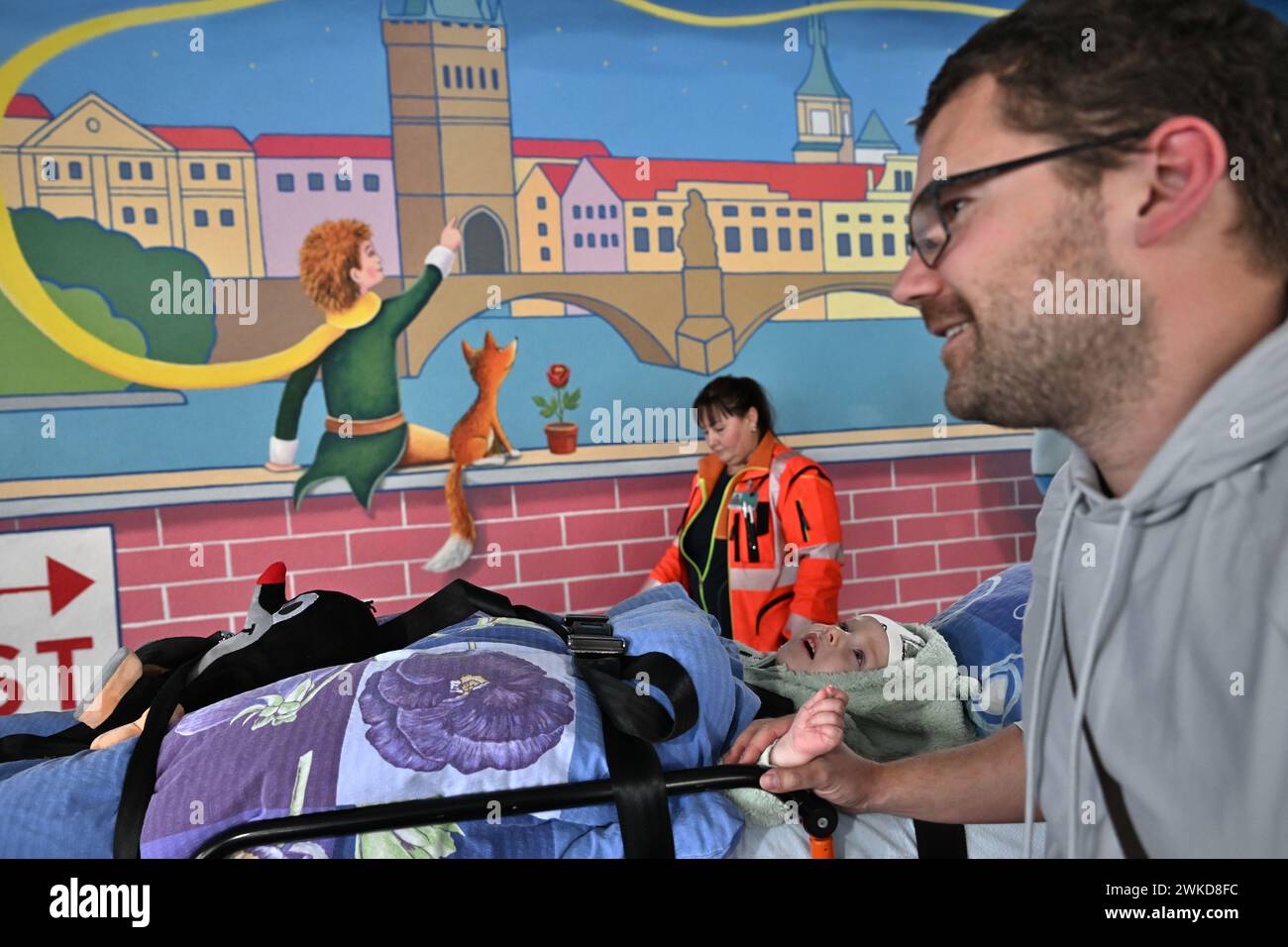 Prague, Czech Republic. 18th Feb, 2024. Martin, a two-year-old Czech ...